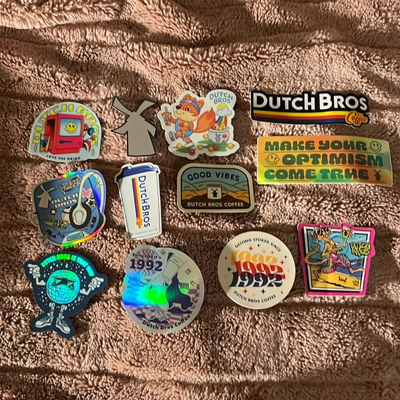 Dutch Bros | Other | 2 Dutch Bro Stickers | Poshmark